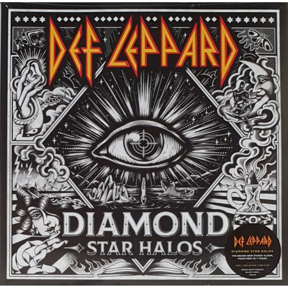 DEF LEPPARD Diamond Star Halos, 2LP Виниловая пластинка купить на OZON ...
