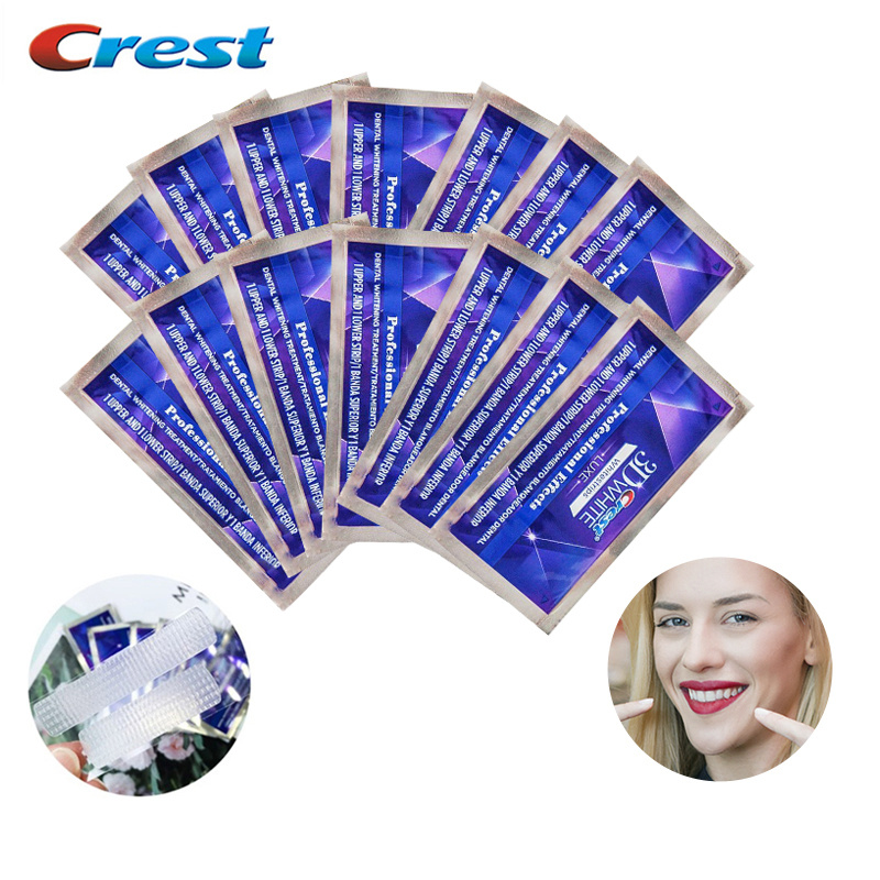 Crest 3D Whitestrips, полоски для отбеливания зубов с профессиональным ...