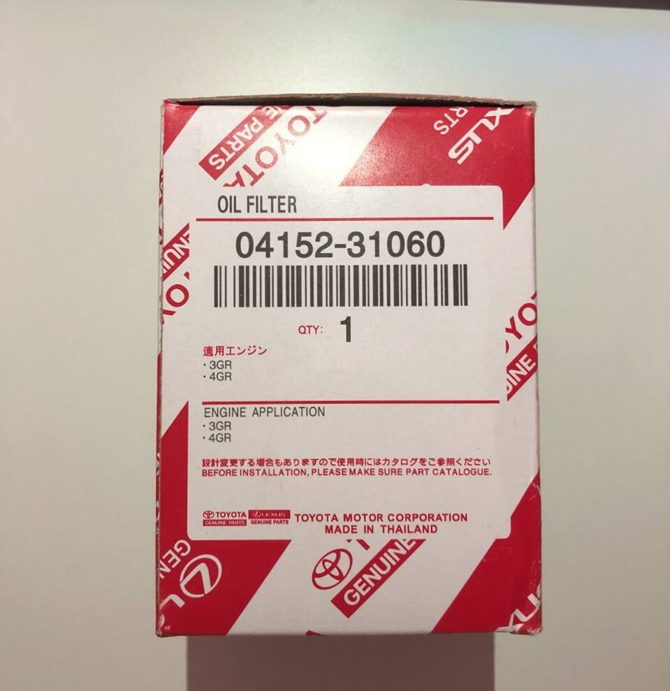 Фильтр масляный Lexus 04152-31060 - купить по выгодным ценам в интернет-магазине OZON (815624980)