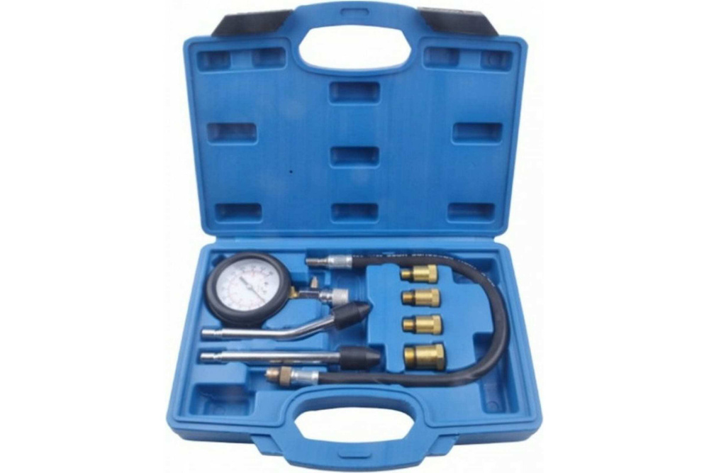 Тестер компрессии бензинового двигателя RF-908G1 Profi 8 предметов, в кейсе ROCKFORCE - купить с ...