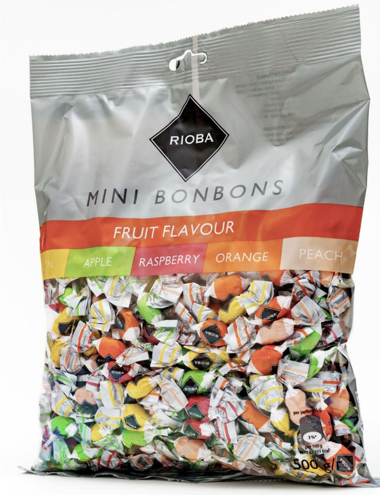 RIOBA Карамель мини со вкусом фруктов, 500г - купить с доставкой по ...