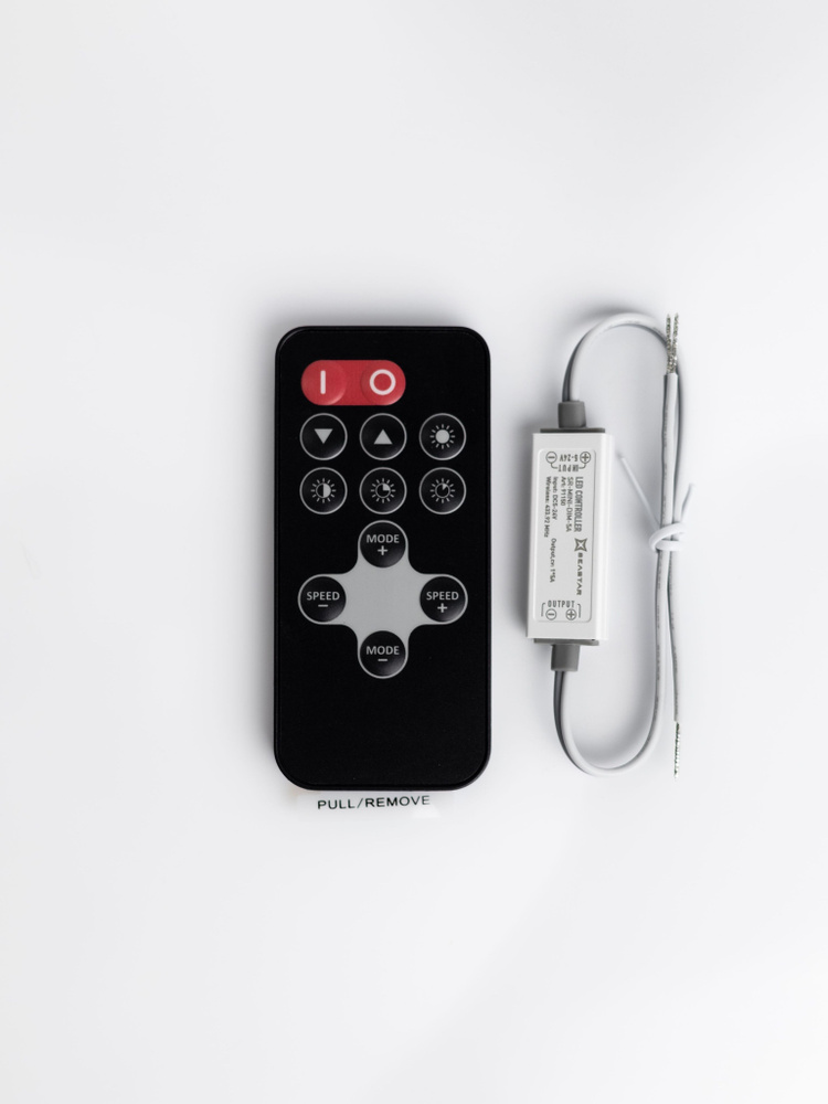 Диммер для светодиодной ленты + Пульт ДУ SR MINI RF, для управление ...