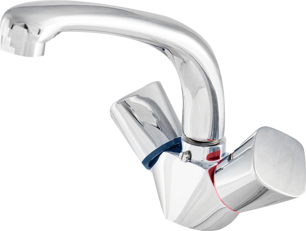 Смеситель для раковины Vidima Modern BA316AA двухвентильный цвет хром ...