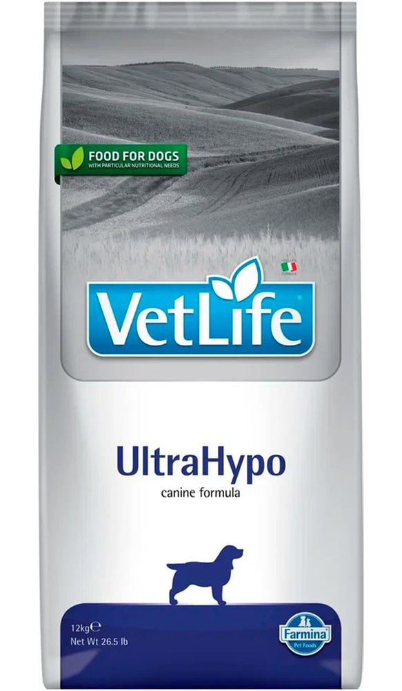 FARMINA VET LIFE CANIN ULTRAHYPO для взрослых собак при пищевой ...