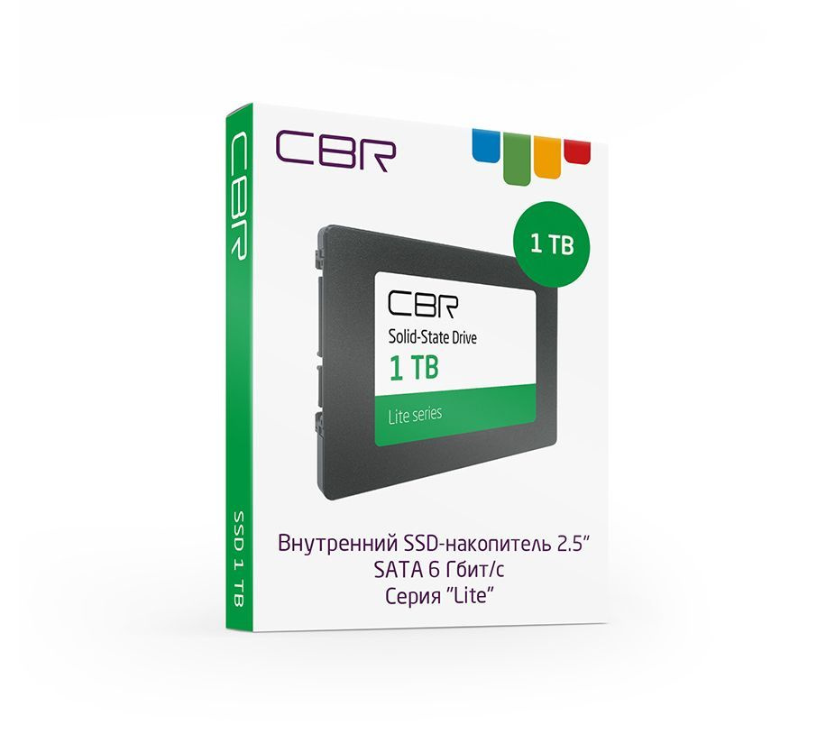 1 ТБ Внутренний SSD-диск CBR SSD-001TB-2.5-LT22 (SSD-001TB-2.5-LT22 ...