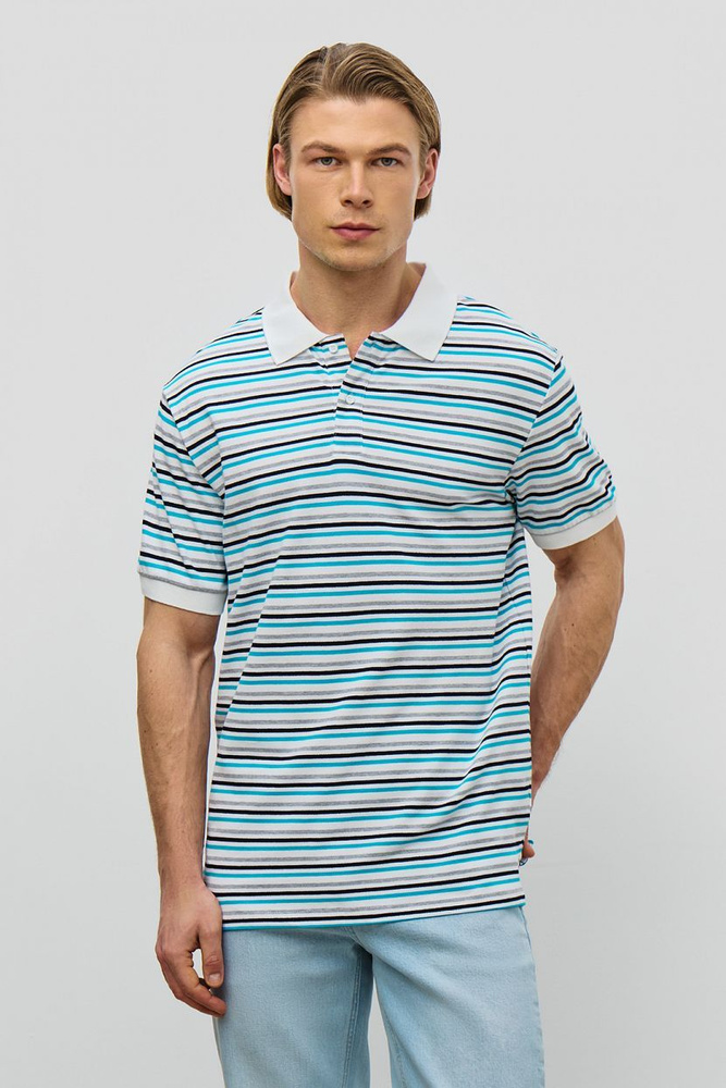 Поло Baon, размер 54, цвет белый, Верх: 95% Хлопок, 5% Эластан - купить ...