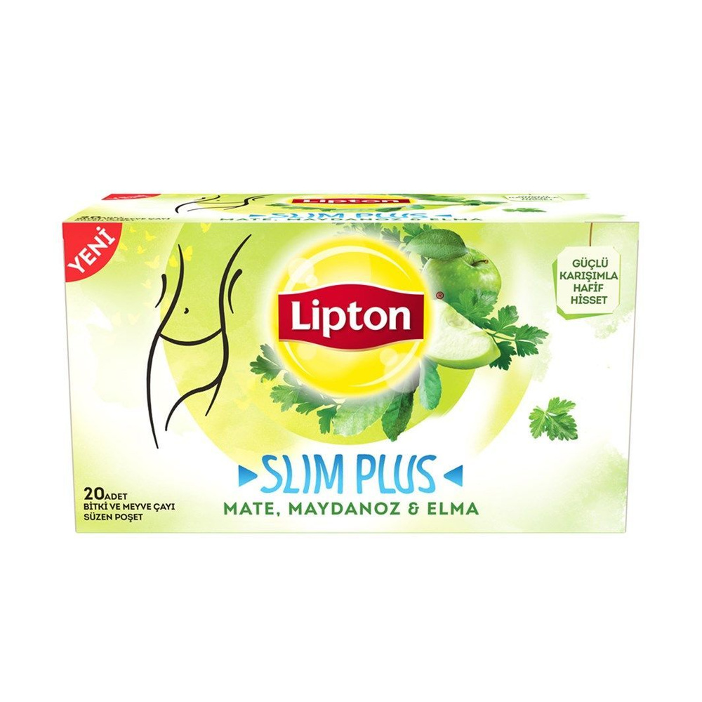 Lipton Slim Plus Яблоко петрушка чай в пакетиках (Липтон Maydanoz Elma ...
