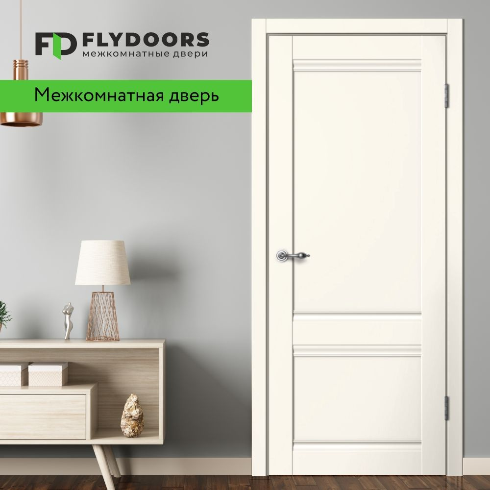 Дверь межкомнатная FLYDOORS комплект Classic С01 ПГ, цвет Ваниль, 800* ...