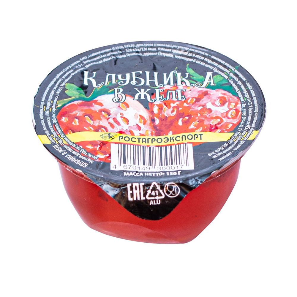 Желе с фруктами "Клубника", 150 г - купить с доставкой по выгодным ...