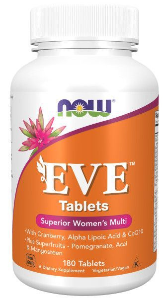 Мультивитамины для женщин ЕВА NOW EVE Superior Womens Multi 180 ...
