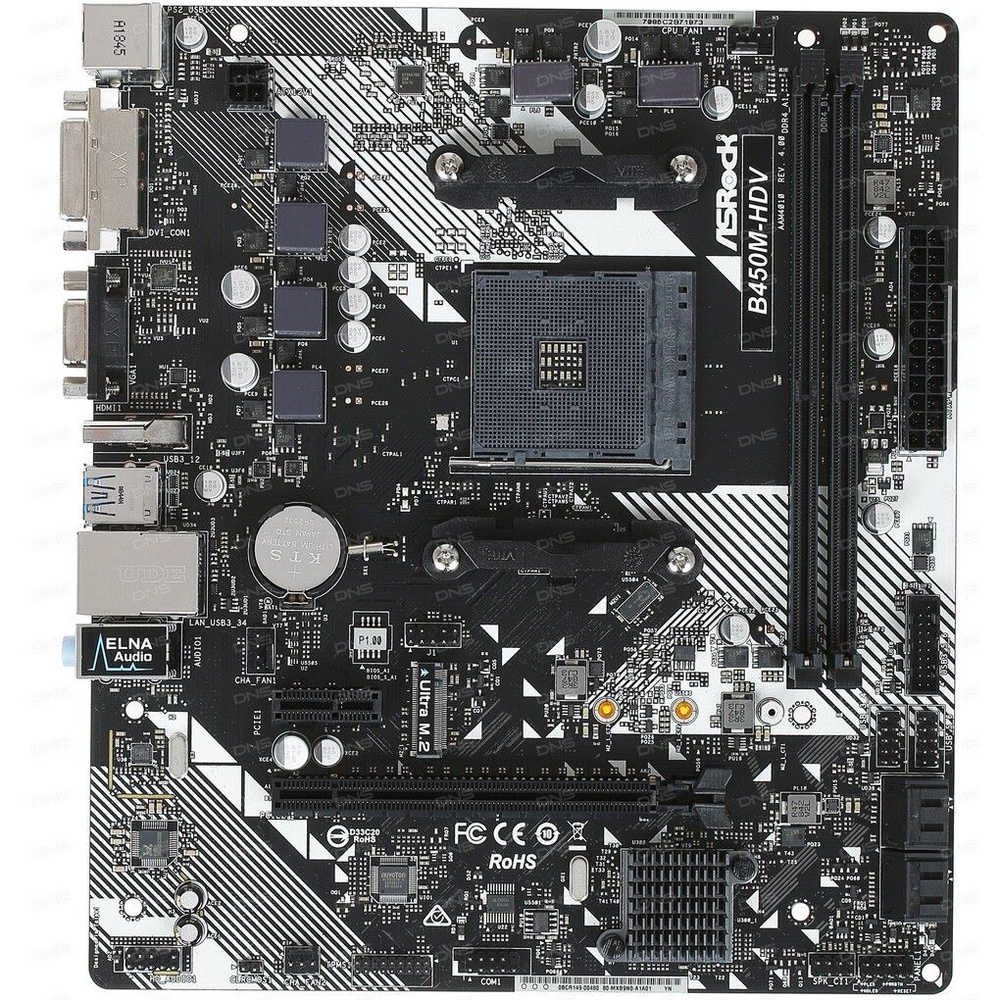 Материнская плата ASRock B450M-HDV R4.0 купить по низкой цене с ...
