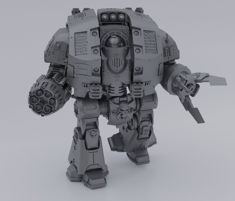 Игровая миниатюра Дредноут Leviathan 90 мм (Dreadnought Leviathan ...