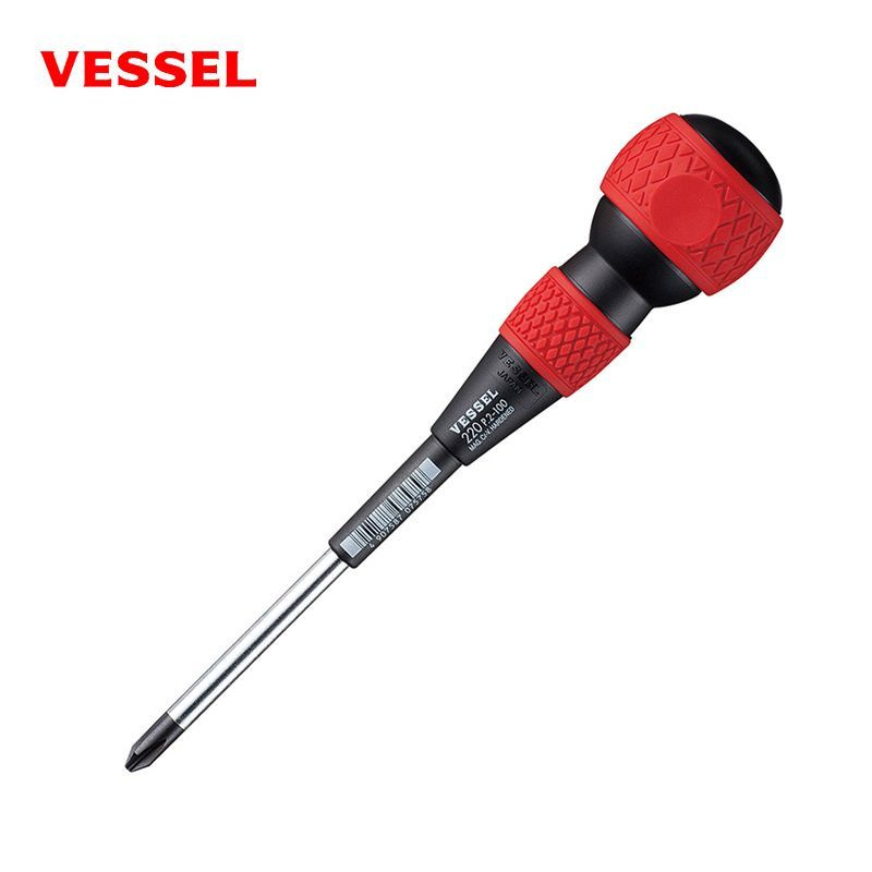 VESSEL Отвертка с прецизионным черным с прецизионной черной головкой ...