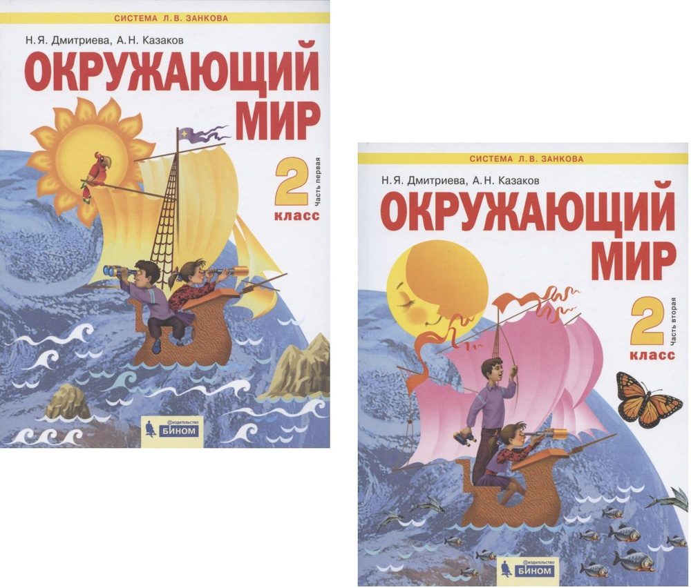 Окружающий мир. 2 класс. Учебник. В 2-х частях. Часть 1. Часть 2 ...