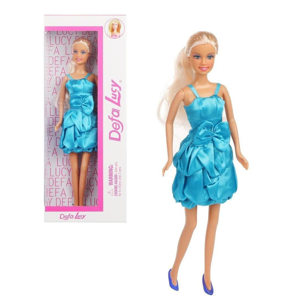 Кукла Defa Lucy в голубом платье 29см купить на OZON по низкой цене ...
