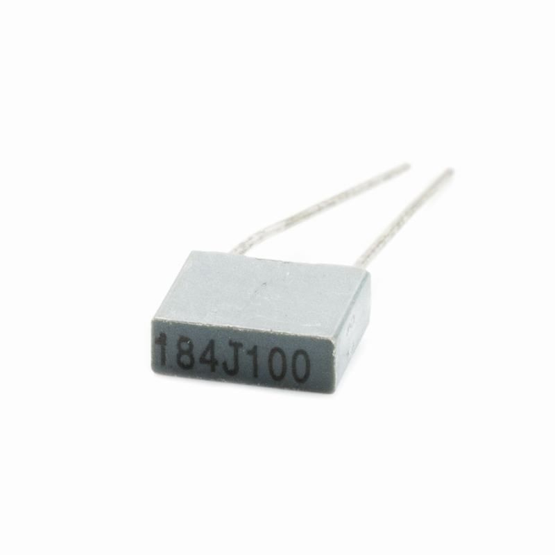 Конденсатор пленочный полипропиленовый 0.18uF 100В (100V 184) 10 шт ...