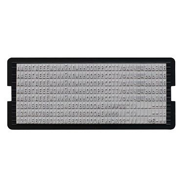 Касса букв Trodat 6003 РУССКИЕ буквы, цифры и знаки, шрифт 3 мм ...