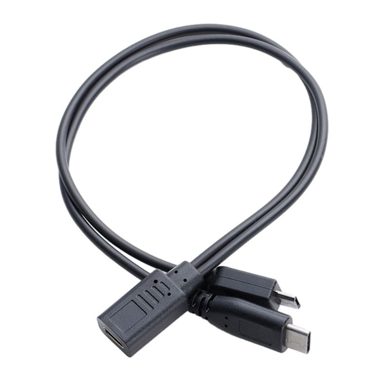 Адаптер Usb C типа C мама на разъем Micro Usb и для одновременной