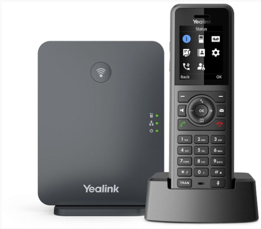 VoIP-телефон SIP Yealink W79P black - купить с доставкой по выгодным ...