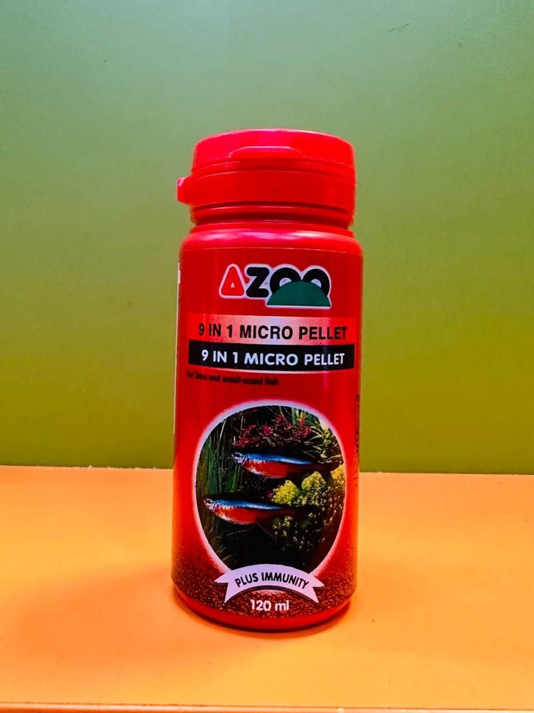 Корм AZOO AZOO 9 in 1 Micro Pellet (Микрогранулы) 120 мл. - купить с доставкой по выгодным ценам ...