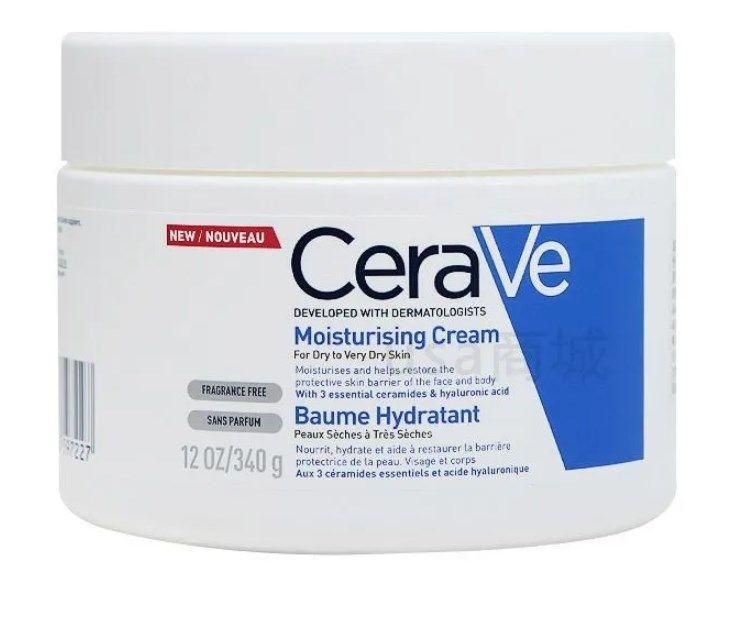 CeraVe Крем увлажняющий для сухой и очень сухой кожи лица и тела, 340 г ...