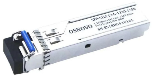 Трансивер OSNOVO SFP-S1LC13-G-1310-1550 - купить с доставкой по выгодным ценам в интернет ...