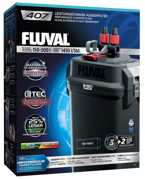 Внешний фильтр для аквариума Fluval 407 1450 л/час купить на OZON по ...