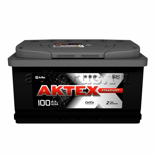 AKTEX Аккумулятор автомобильный, 100 А•ч, Прямая (+/-) полярность ...