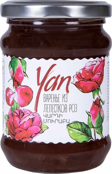 Варенье из лепестков роз Yan, 300 г купить на OZON по низкой цене (930398421)