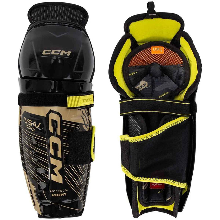 Щитки хоккейные CCM CCM TACKS AS-V PRO YTH, посадка Анатомическая ...