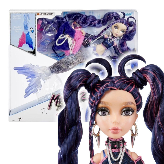 Кукла Mermaze Mermaidz Nera Русалка Зимняя серия 585404 - купить с ...