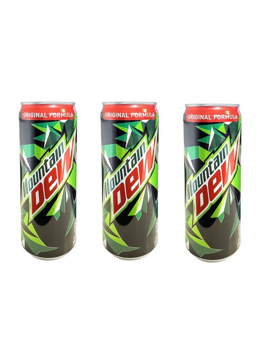 Газированный напиток Mountain Dew Orig 330 мл, 3шт - купить с доставкой ...