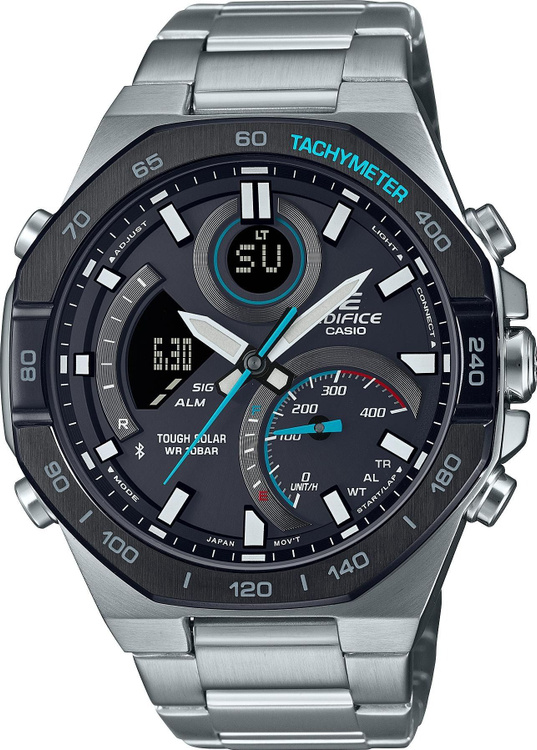 Японские наручные мужские часы Casio Edifice ECB-950DB-1A электронные ...