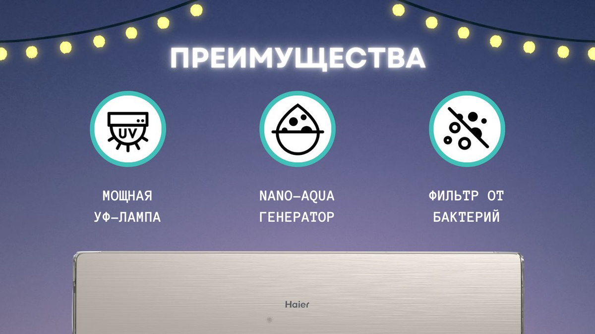 Сплит-система Haier LIGHTERA ON/OFF HSU-07HNF303/R2-G / HSU-07HUN403/R2 ...