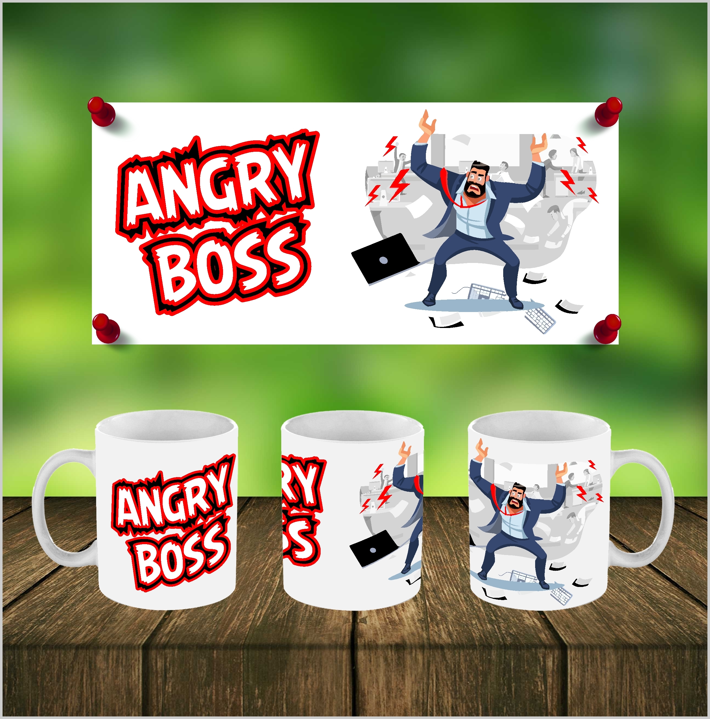 Кружка "Angry Boss", 330 мл, 1 шт купить c доставкой на OZON по низкой ...