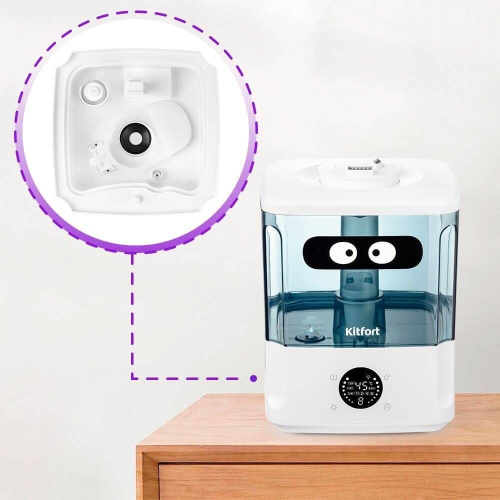 Увлажнитель воздуха Kitfort КТ-2876 - купить с доставкой по выгодным ценам в интернет-магазине ...