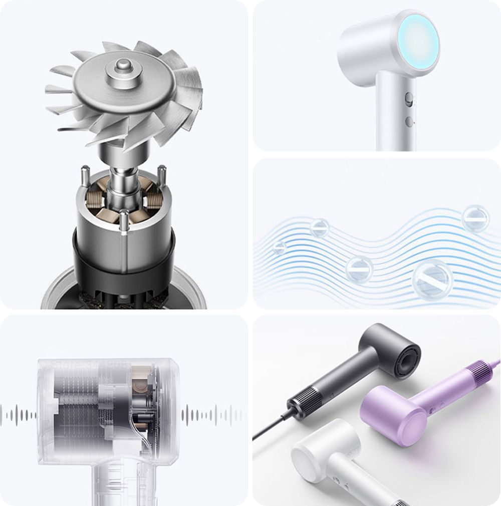 Фен для волос Xiaomi H501, белый - купить по выгодным ценам в интернет ...