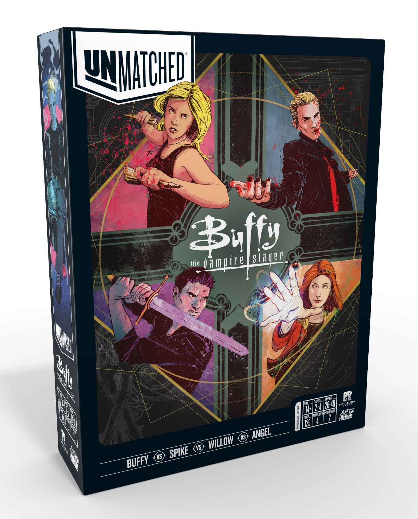Настольная игра Unmatched Buffy the Vampire Slayer на английском языке ...