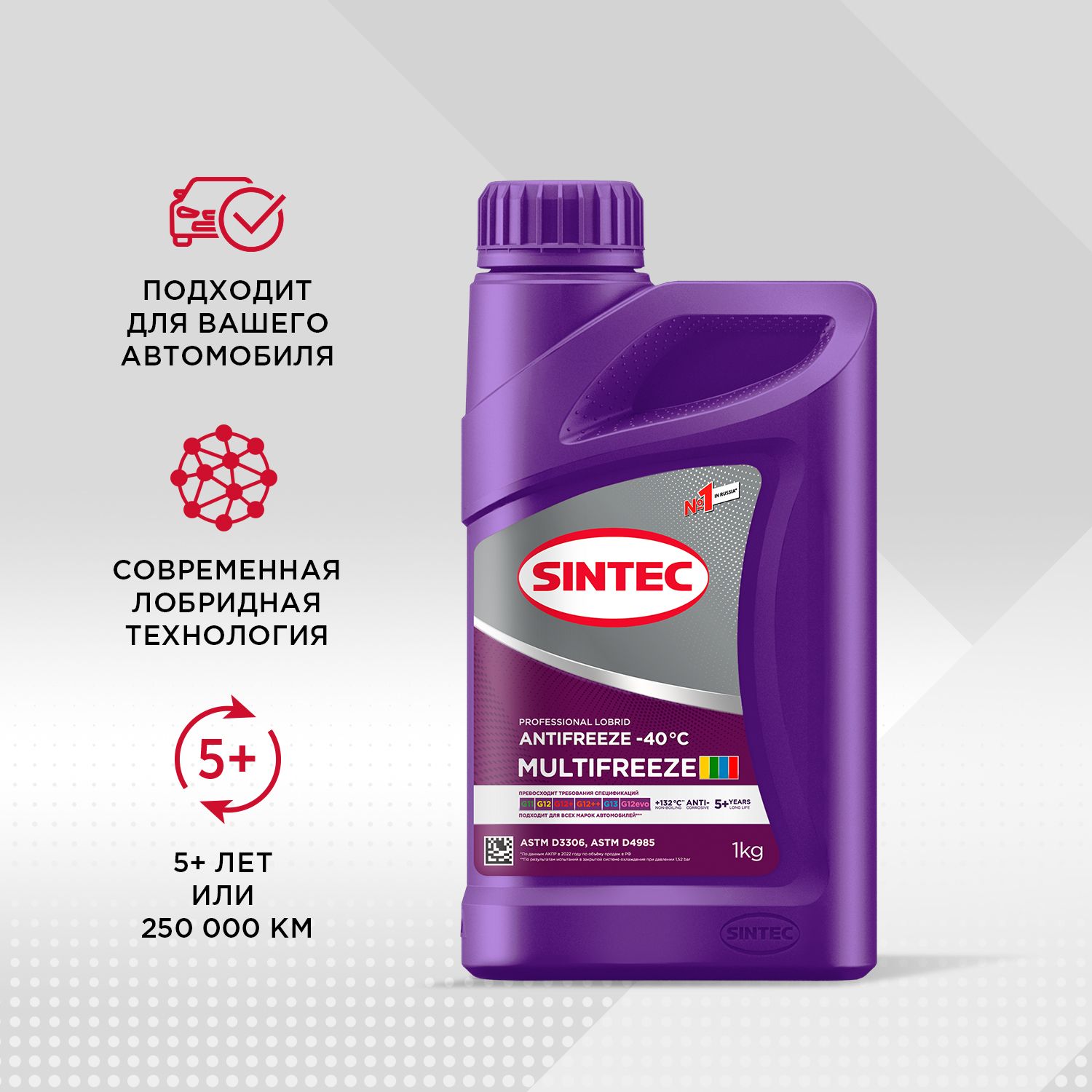 Антифриз SINTEC MFREEZE, Готовый раствор купить по выгодной цене в интернет-магазине OZON ...