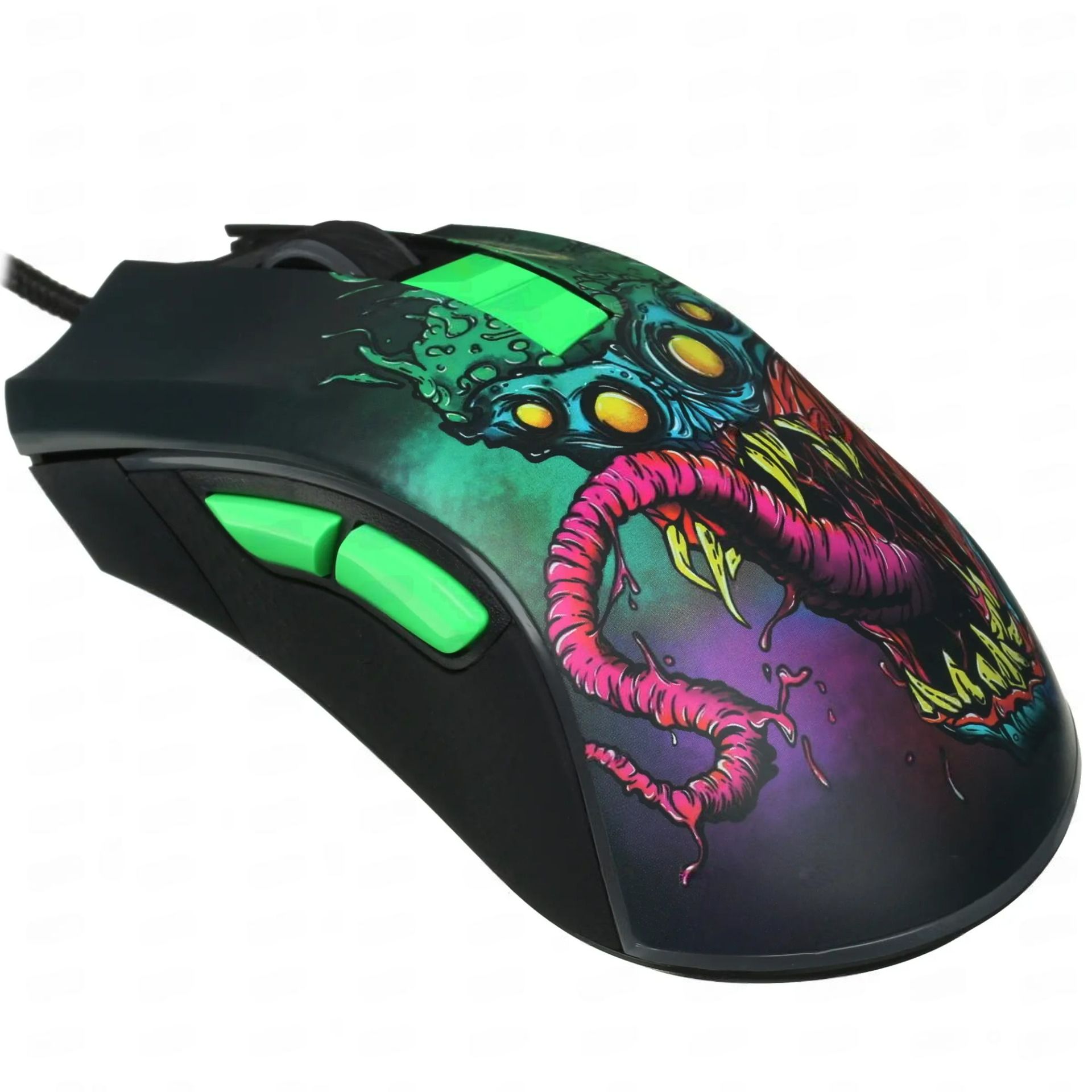 Мышь проводная ARDOR Gaming Fury Beast 5056606, зеленый - купить по ...