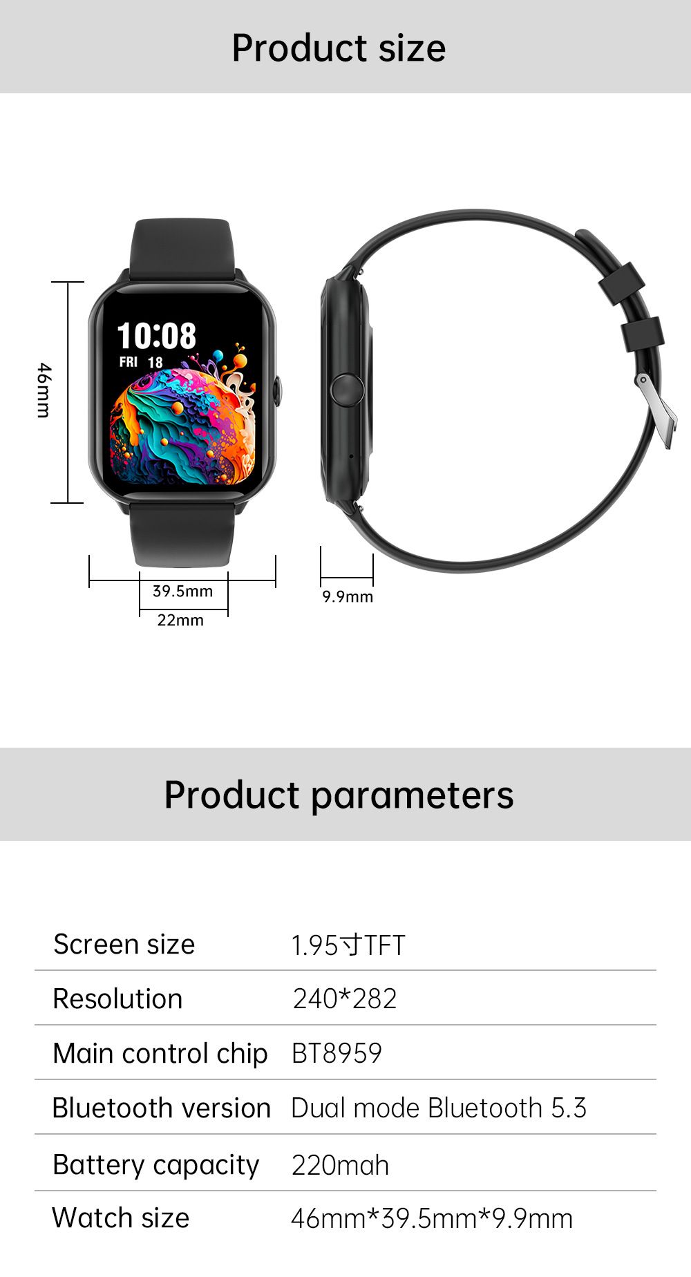 Купить смарт-часы G35 Smartwatch, 1.95-inch, Bluetooth Talk Music ...