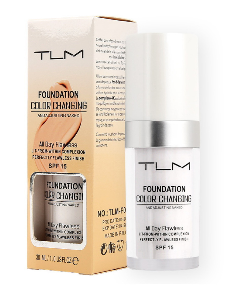 TLM Тональный крем TLM Foundation Color Changing купить на OZON по ...