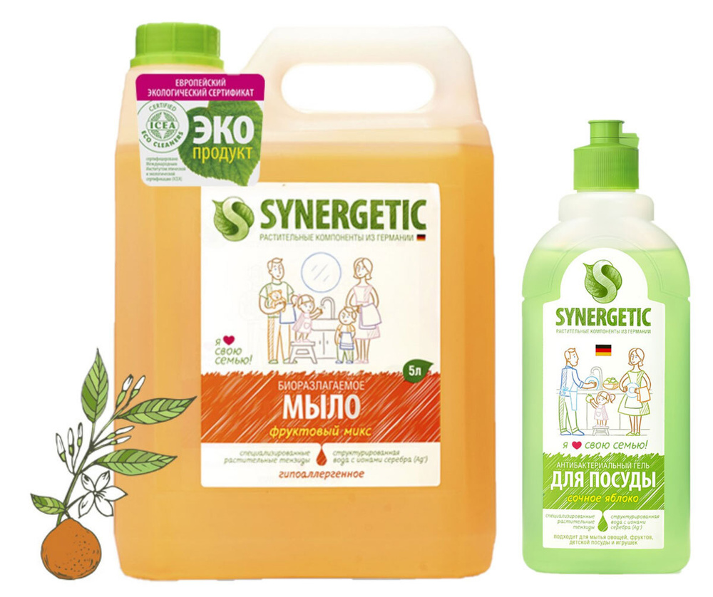 Synergetic Жидкое мыло 5000 мл - купить с доставкой по выгодным ценам в ...
