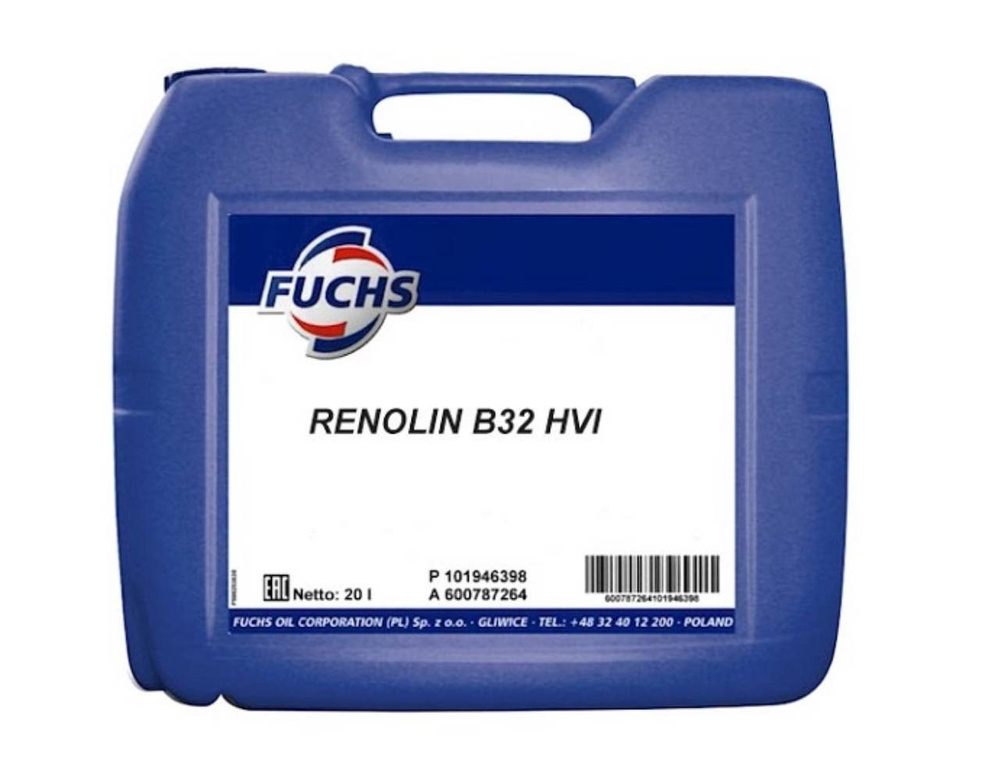 Масло гидравлическое Ренолин RENOLIN B 32 HVI, 20 л - купить по выгодной цене в интернет ...