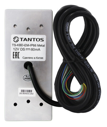 Tantos TS-KBD-EM-IP66 Metal Кодонаборная панель - купить с доставкой по выгодным ценам в ...