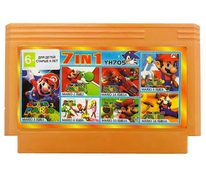 7 в 1: Сборник игр 8-bit (Super Mario) - купить по выгодной цене в ...