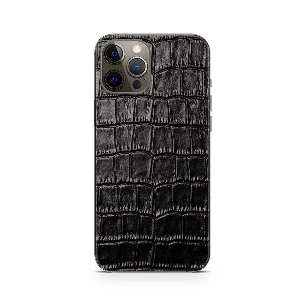 Наклейка Glueskin из натуральной кожи Croco для Apple iPhone 14 Pro Max ...
