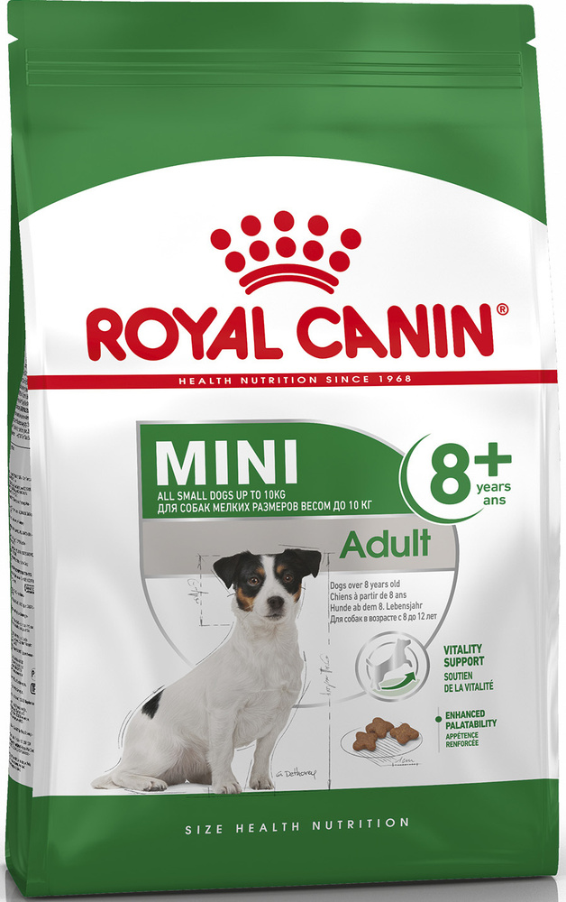 Сухой корм Royal Canin Mini Adult 8+ для собак старше 8 лет мелких ...