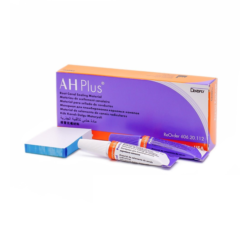 AH-plus(АШ-плюс) - паста для пломбирования корневых каналов (2тубы-4мл ...