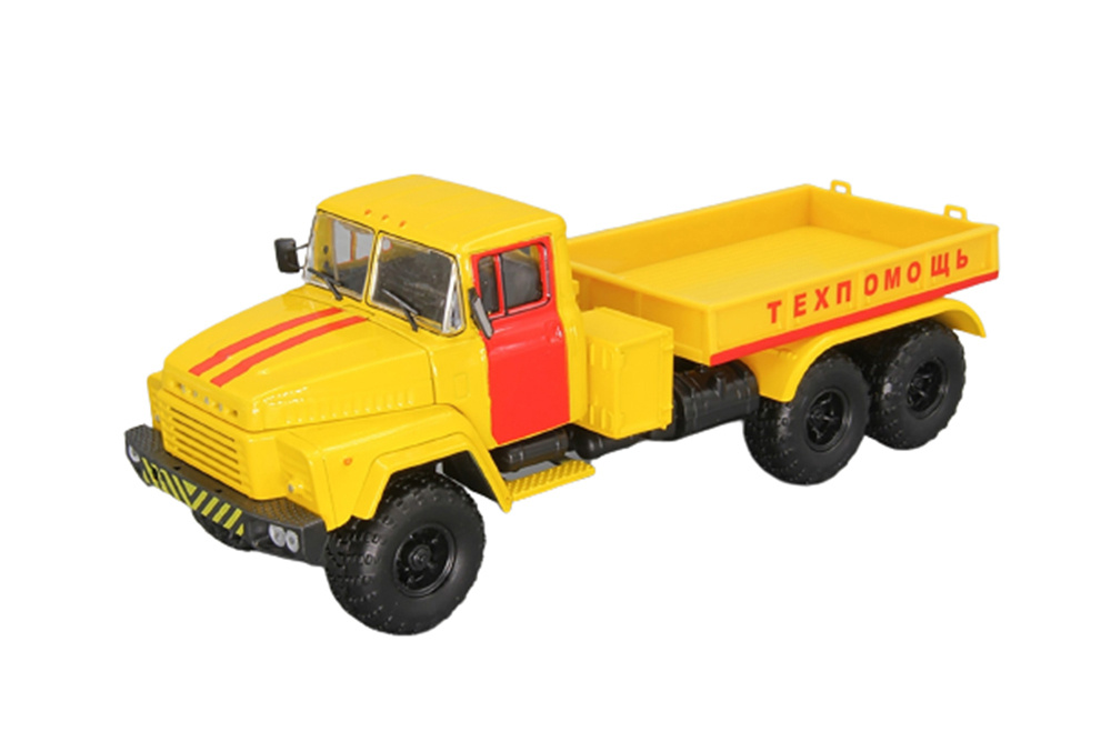Модель коллекционная Kraz 260V ballast tractor tech aid yellow (ussr ...